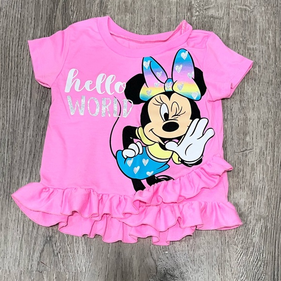 Disney | Shirts & Tops | Minnie Mouse Top | Poshmark